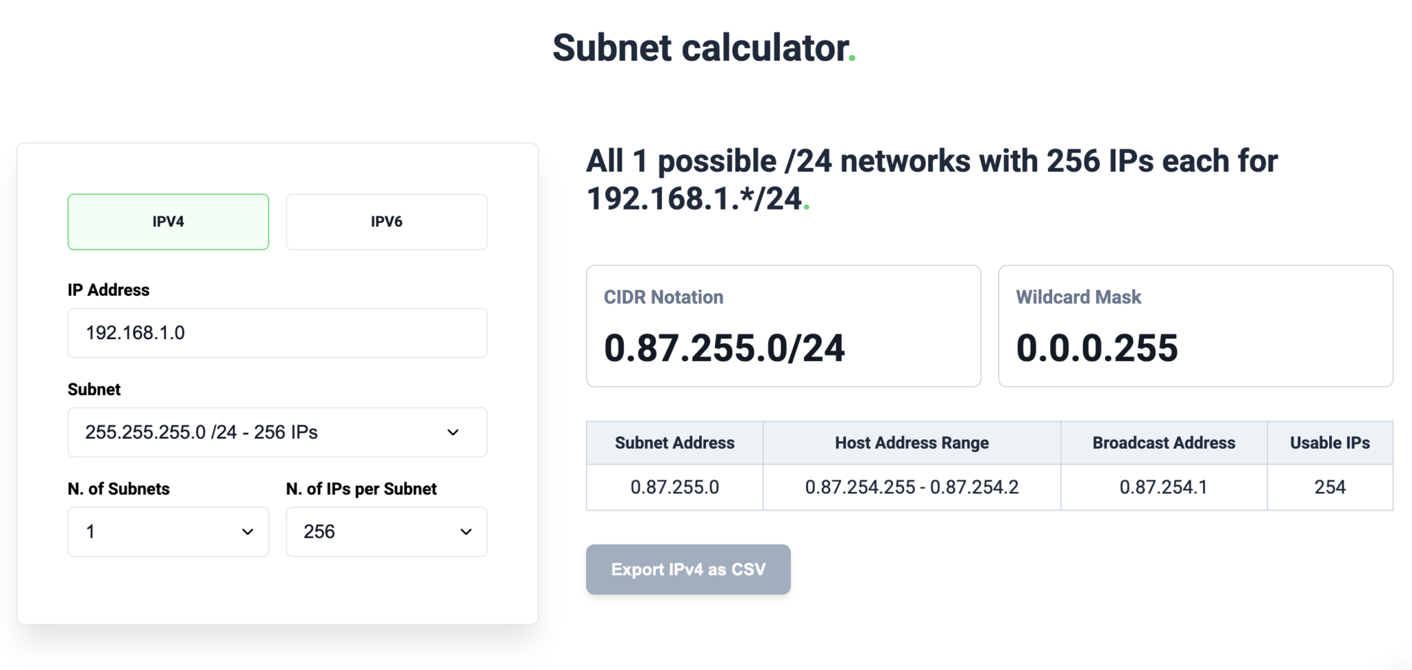 Subnet Cheat Sheet: IPv4, IPv6, CIDR, Usable Hosts & Wildcards